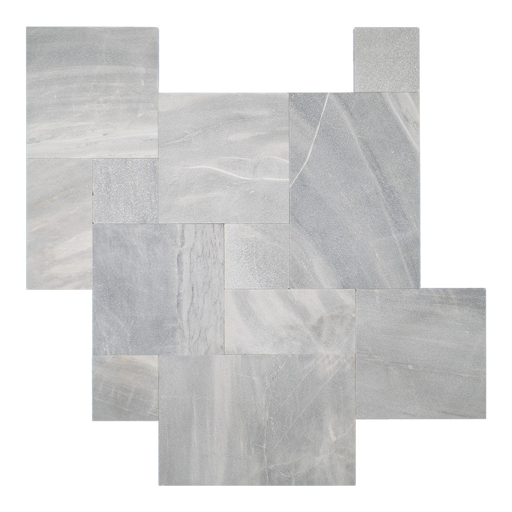 Grey Pearl Leathered Marble Paver - USA Marble LLC