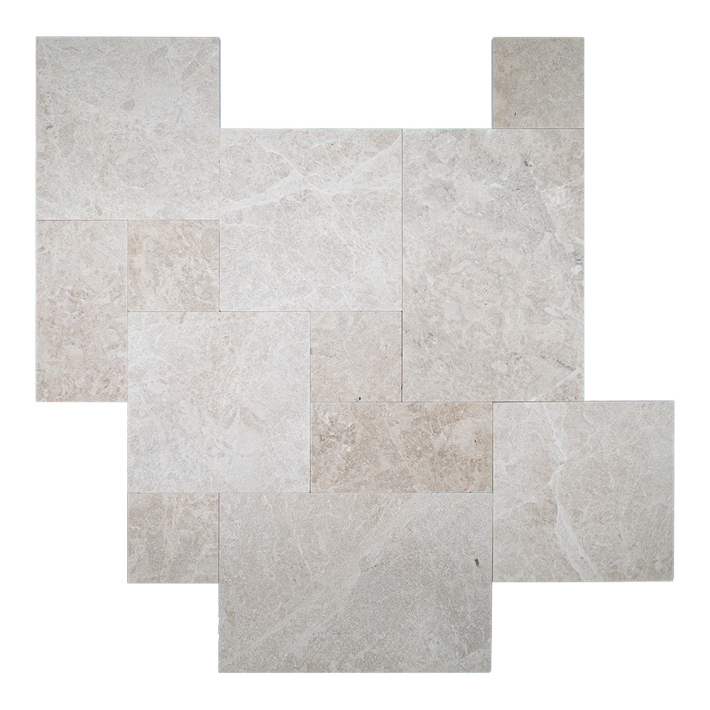 Queen Beige Leathered Marble Paver - USA Marble LLC