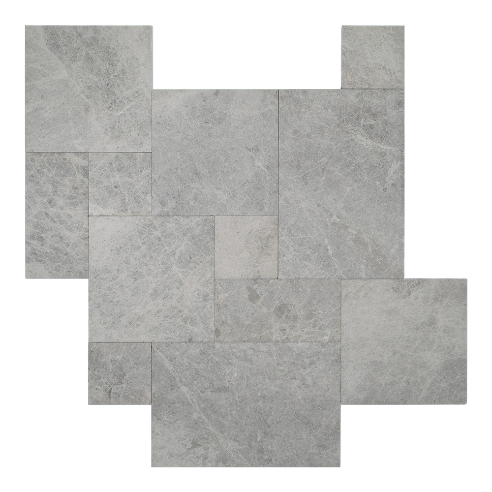 Wynwood Grey Sandblasted Marble Paver - USA Marble LLC