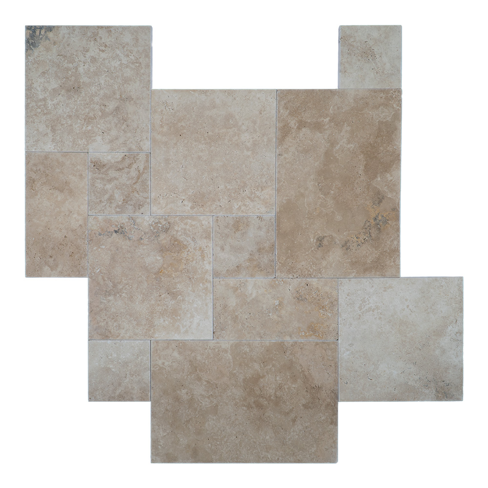 Country Classic Tumbled Travertine Paver - USA Marble LLC
