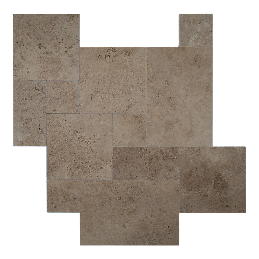 Noche Classic Tumbled Travertine Paver - USA Marble LLC